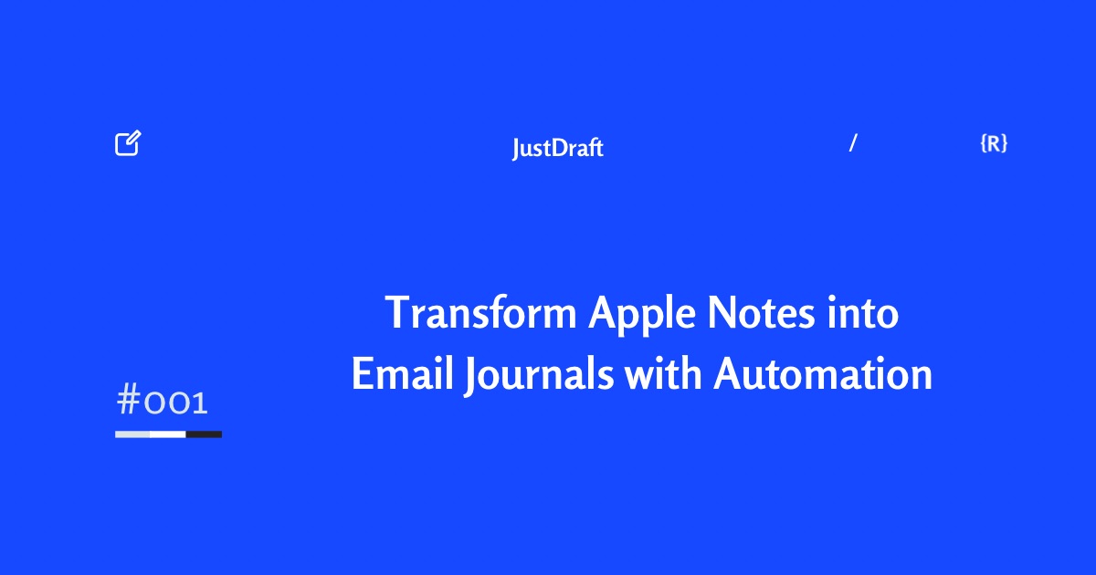 Easy Way To Transform Notes Into Email Journals - Rahul Goyal
