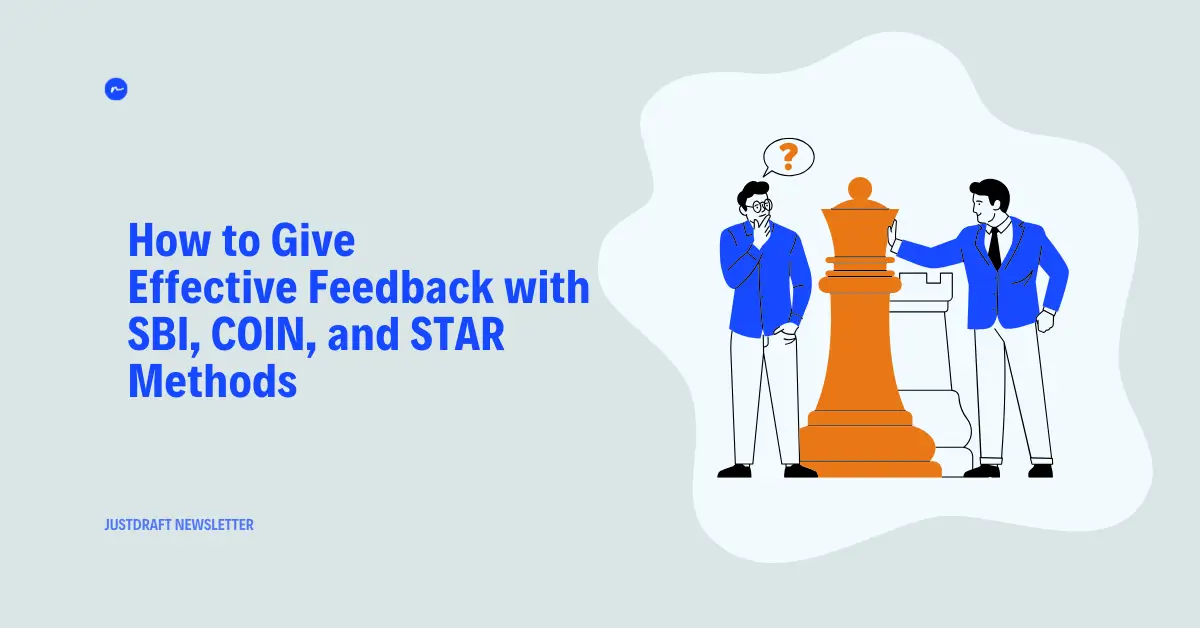 SBI Vs COIN Vs STAR: 3 Feedback Frameworks For Managers That Work ...